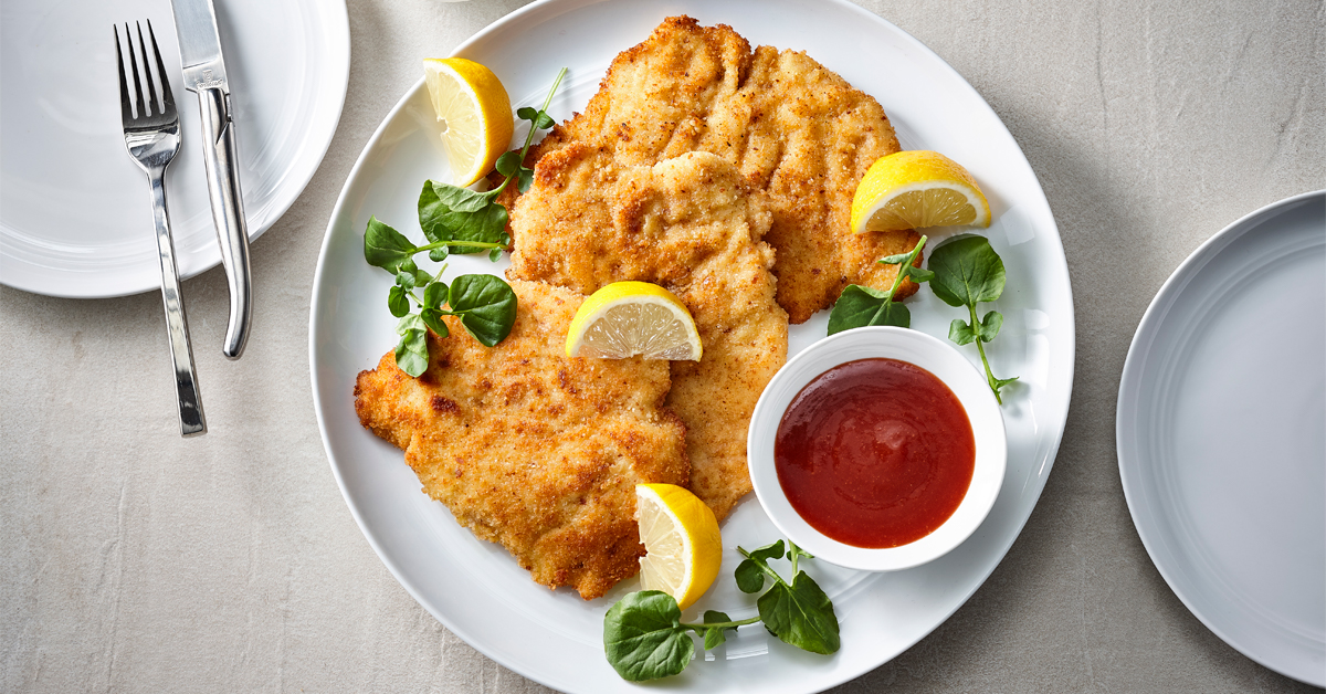 Escalopes de poulet « schnitzel » à l’érable | Érable du Québec